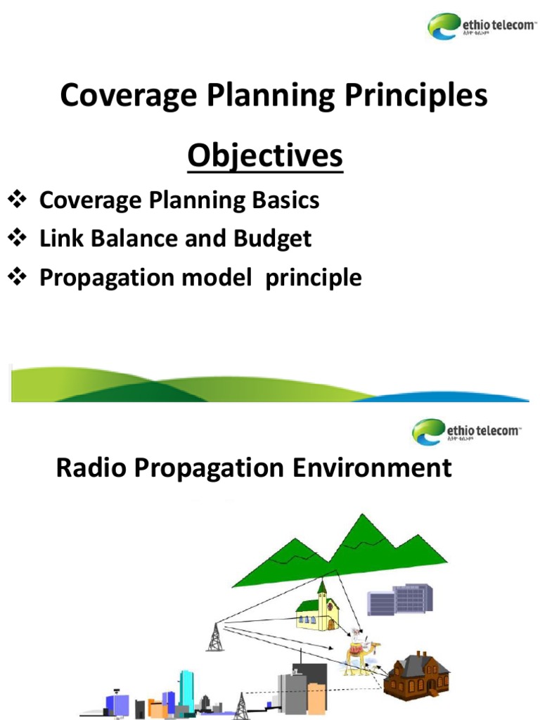 Coverage Planning Principles Objectives | PDF | Radio Propagation ...