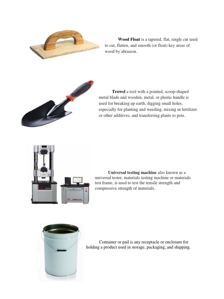 Wood Float: Universal Testing Machine | PDF