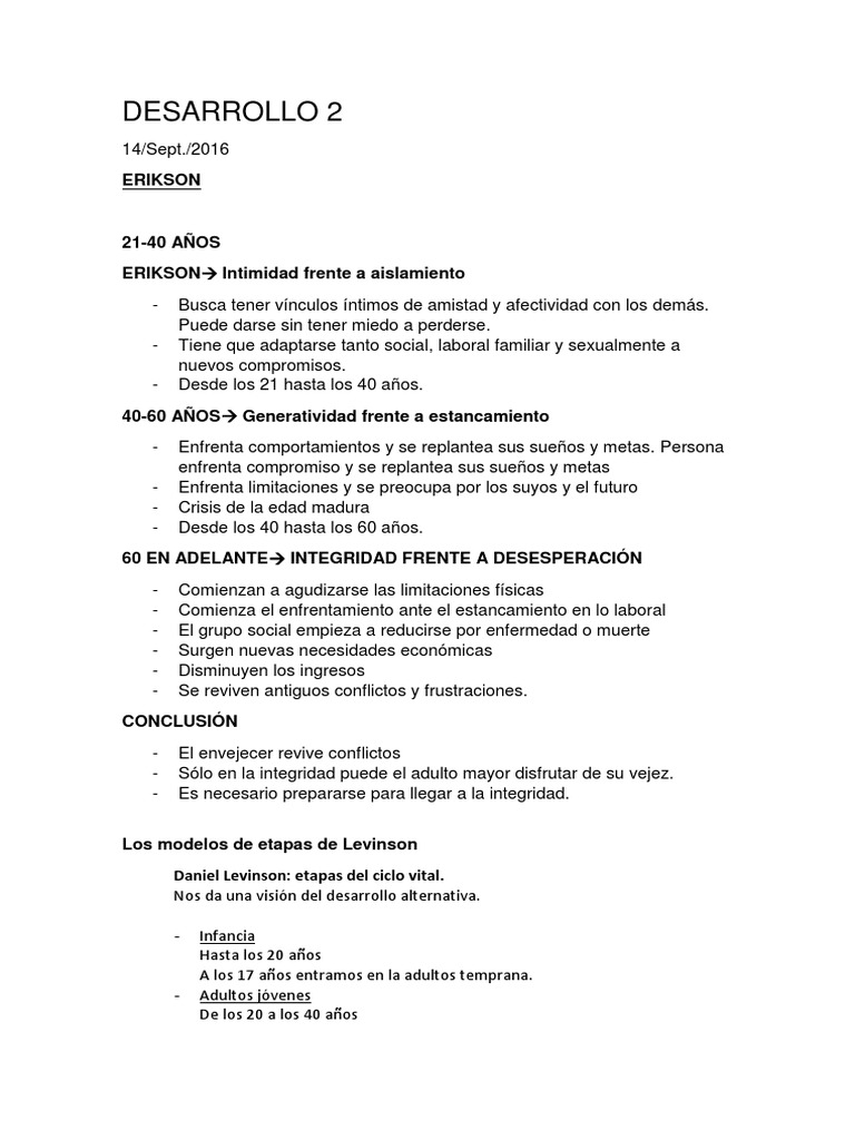 DESARROLLO Adultez Media | PDF | Adultos | Vejez