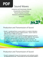 Sound Waves - Grade 5 | PDF | Pitch (Music) | Sound