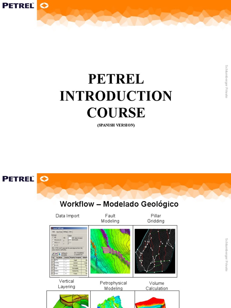 Petrel Introduction Course | PDF | Science | Geología