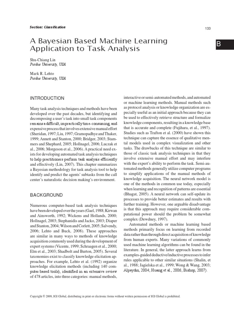 Bayesian Based Machine Learning | PDF | Machine Learning | Computational Neuroscience