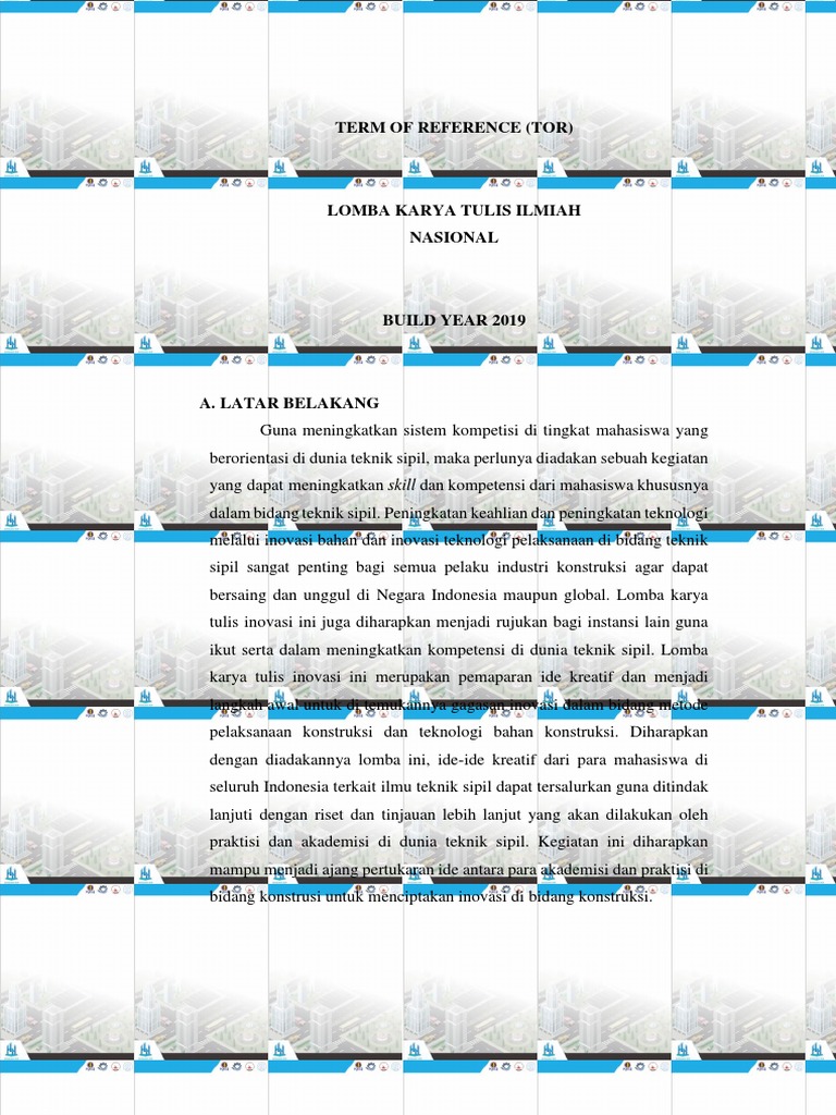 Term of Reference | PDF