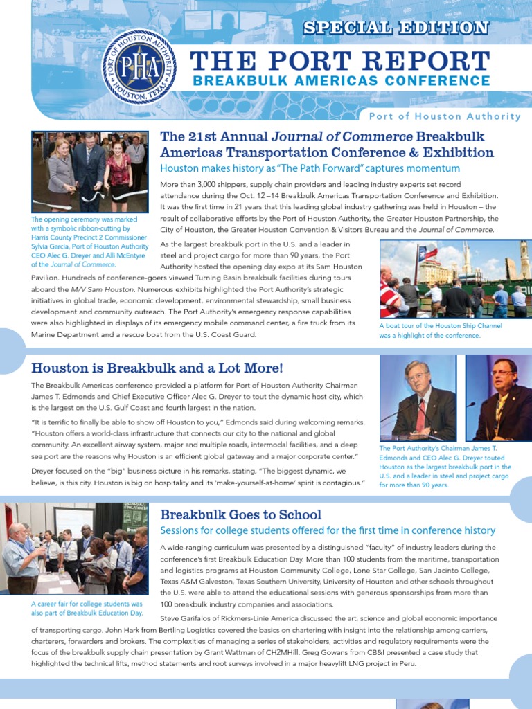 Breakbulfconference 2010 | PDF | Houston | Port