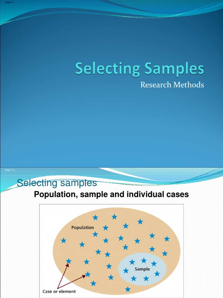 Research Methods - Sampling | PDF | Margin Of Error | Sampling (Statistics)