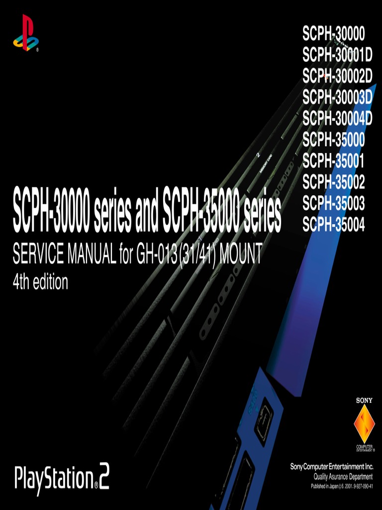 Sony-ps2-Scph-30000 35000 Series Service Manual Gh-013 | PDF | Electrical Engineering | Electricity