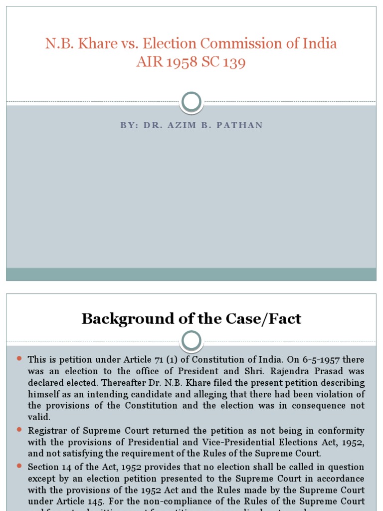 Case Analysis For Executive Power and President | PDF | Supreme Court ...