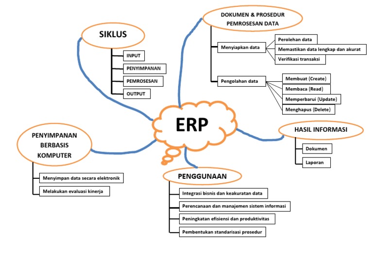 Mind Map Chapter 2 ERP | PDF