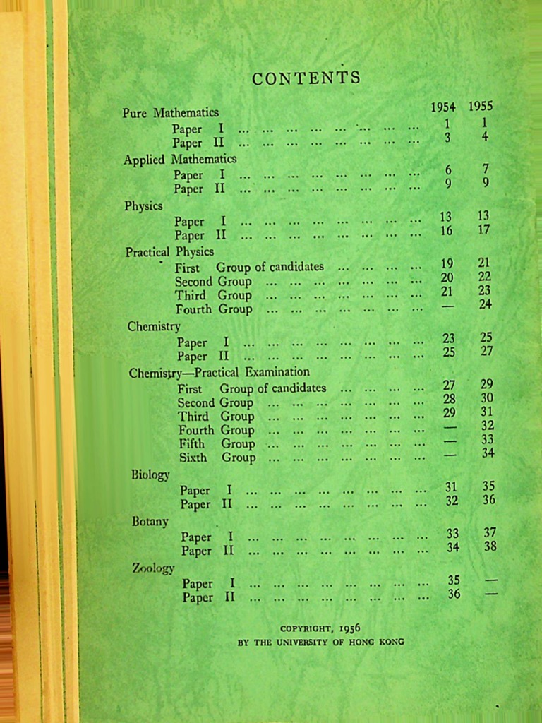 1954 AL Pure Mathematics Paper 1, 2 | PDF