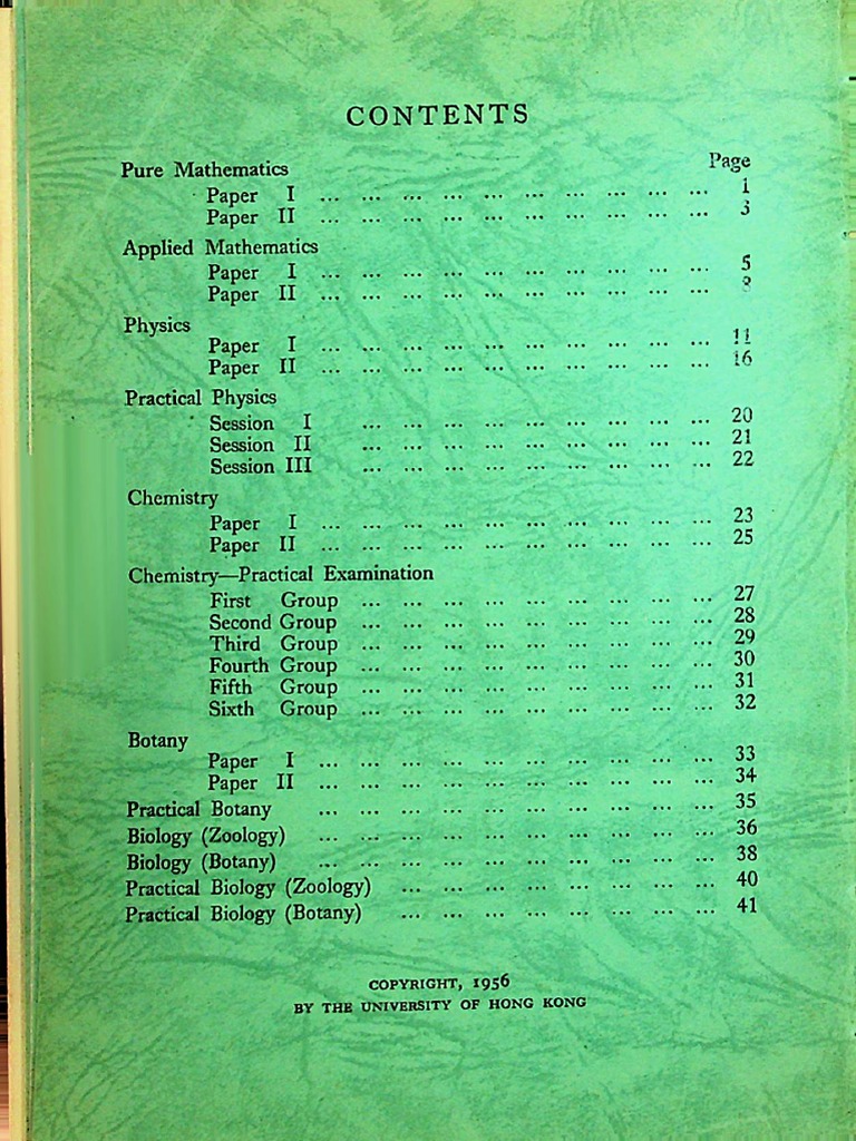 1956 AL Pure Mathematics Paper 1, 2 | PDF