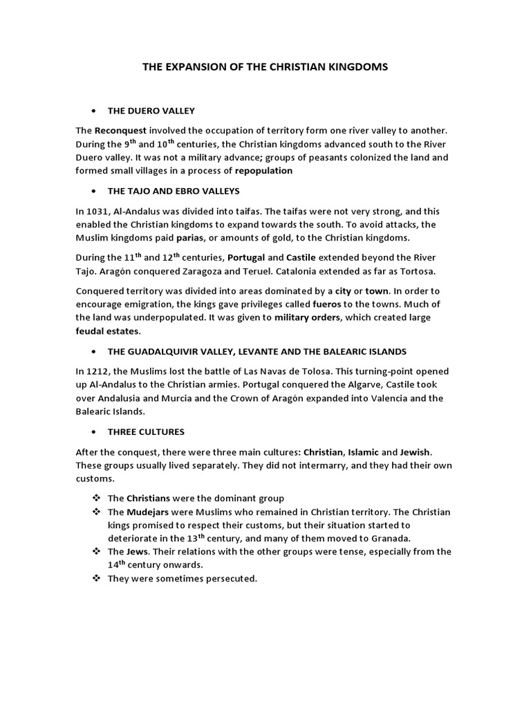 The Expansion of The Christian Kingdoms | PDF | Al Andalus | Middle Ages