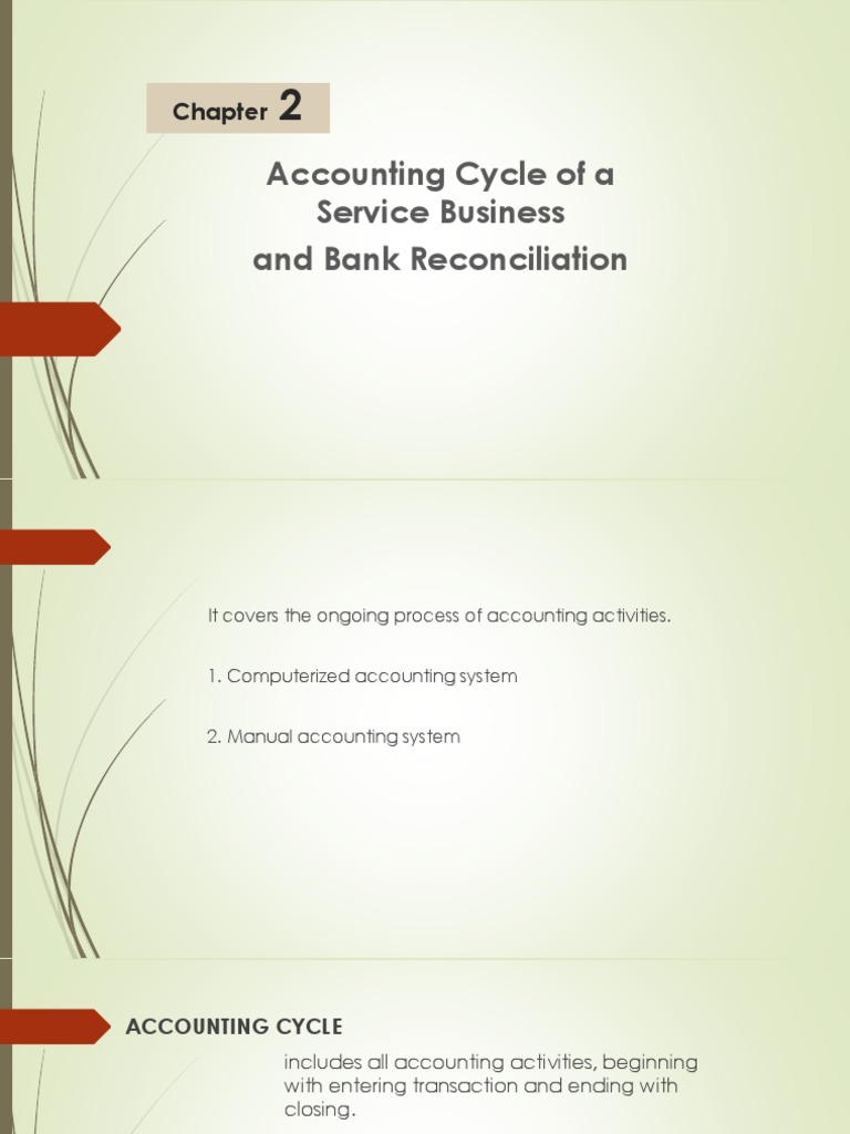 Accounting Cycle & Bank Reconciliation | PDF | Debits And Credits ...