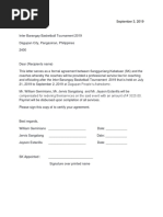 Basketball Waiver for RCL Tournament | PDF