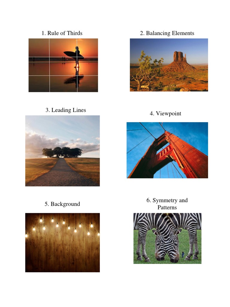 Photography Composition Techniques | PDF
