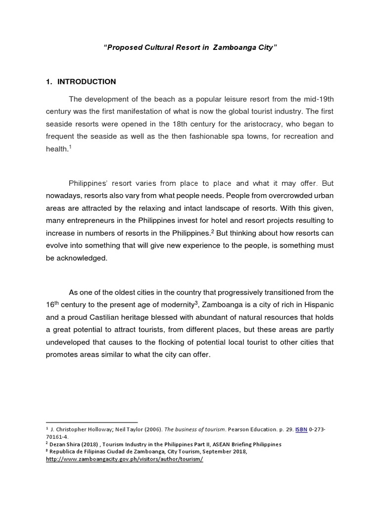 Final Resort Intro | PDF | Resort | Tourism