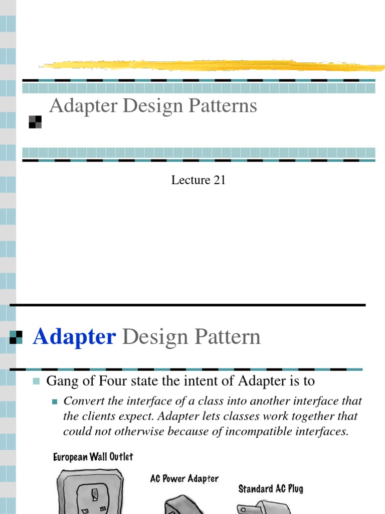 Adapter Design Patterns | PDF | Product Development | Class (Computer Programming)