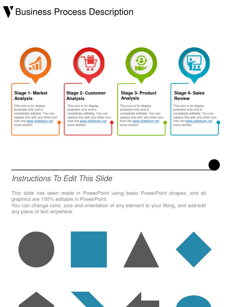 Editable Business Process Stages Guide | PDF | Icon (Computing ...