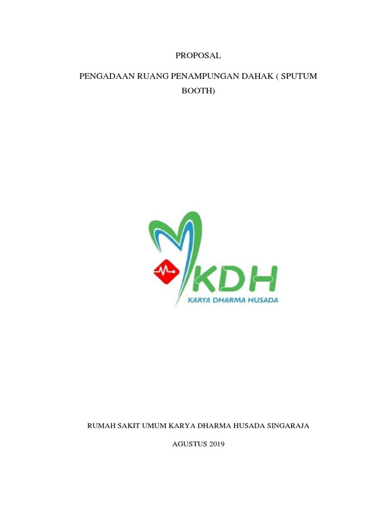 PROPOSAL Sputum Booth | PDF
