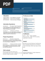 RecruitMcCombs BBA Resume Template | PDF | Résumé | Languages