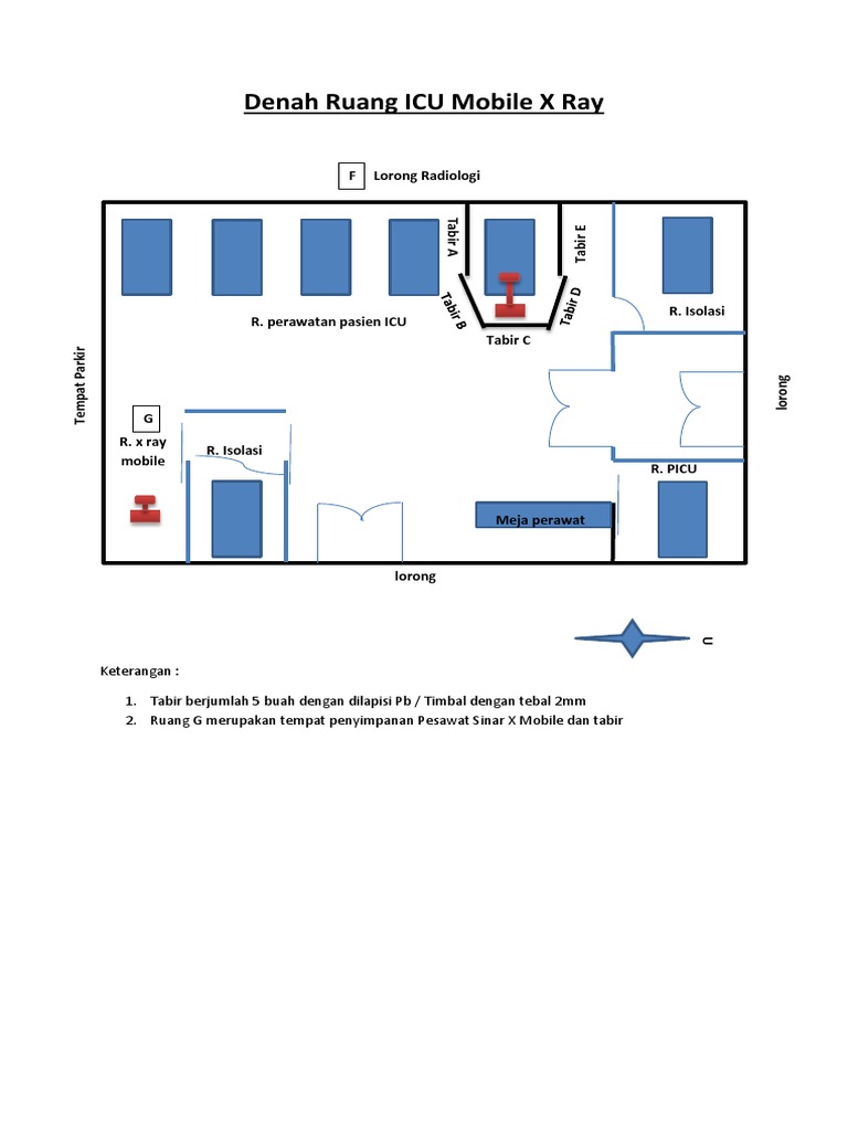 Denah Ruang ICU Mobile X Ray | PDF