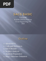 SACS Tutorial-1 PDF | PDF | Software | Computing