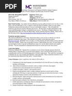 Spanish 1 Syllabus 2013-2014 | PDF | Quiz | Test (Assessment)