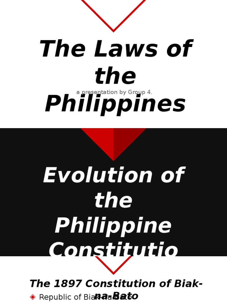 Evolution of Philippine Constitutions | PDF | Legal Documents ...