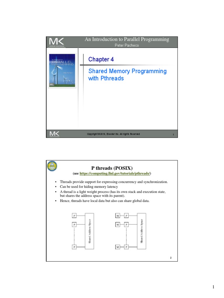 Pthread PDF | PDF | Thread (Computing) | Concurrency (Computer Science)