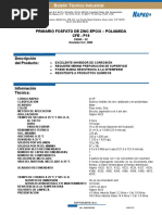 Dimetcote 9 Ficha Tecnica | PDF | Humedad | Zinc