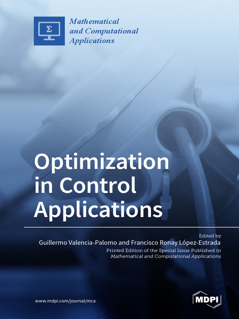 Optimization in Control Applica - MDPI | PDF | Optimal Control | Mathematical Optimization