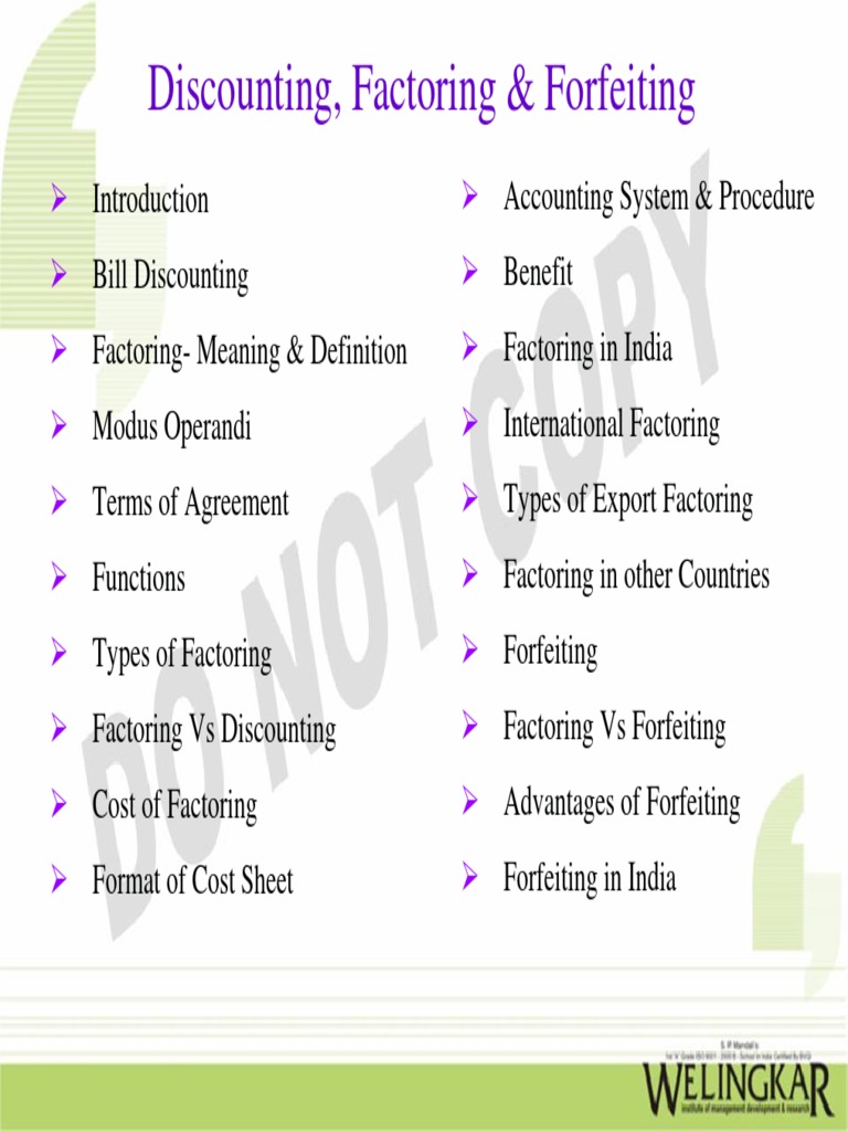 BIll Discounting PDF | PDF | Factoring (Finance) | Invoice