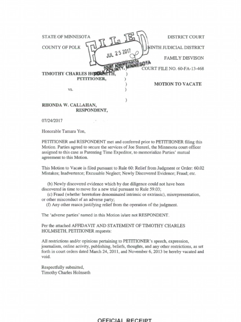 2017 Lie About Vacating Order Binder PDF | PDF | Jeff Sessions ...