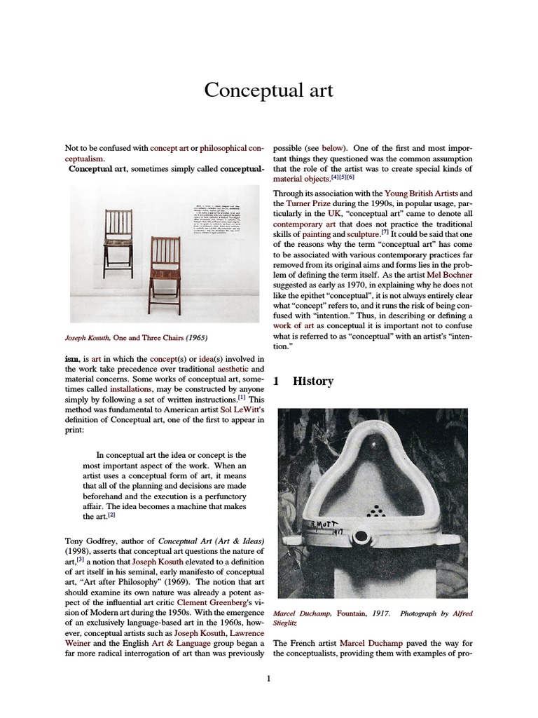 Conceptual Art | Download Free PDF | Modern Art | Art Movements