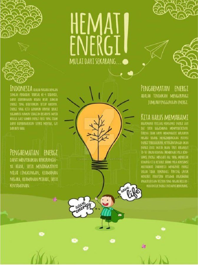 Poster Hemat Energi | PDF