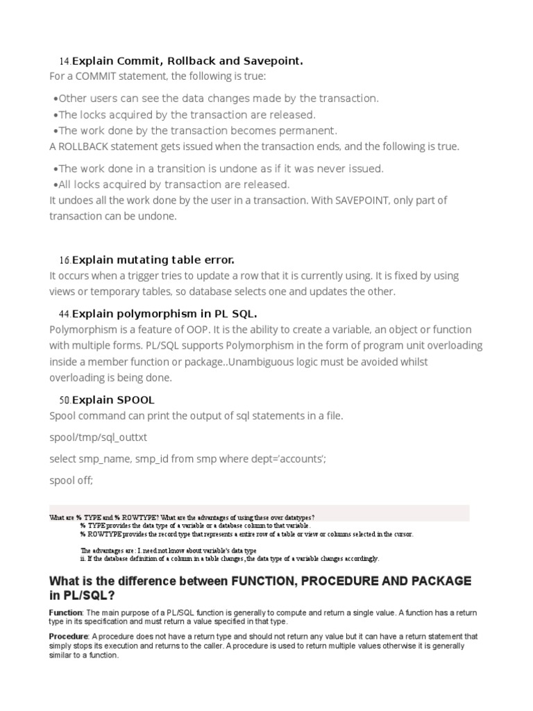 PL SQL | PDF | Pl/Sql | Database Index