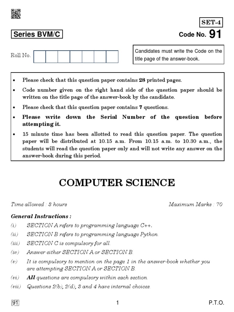 91 Computer Science Pdf Array Data Structure Computer Network