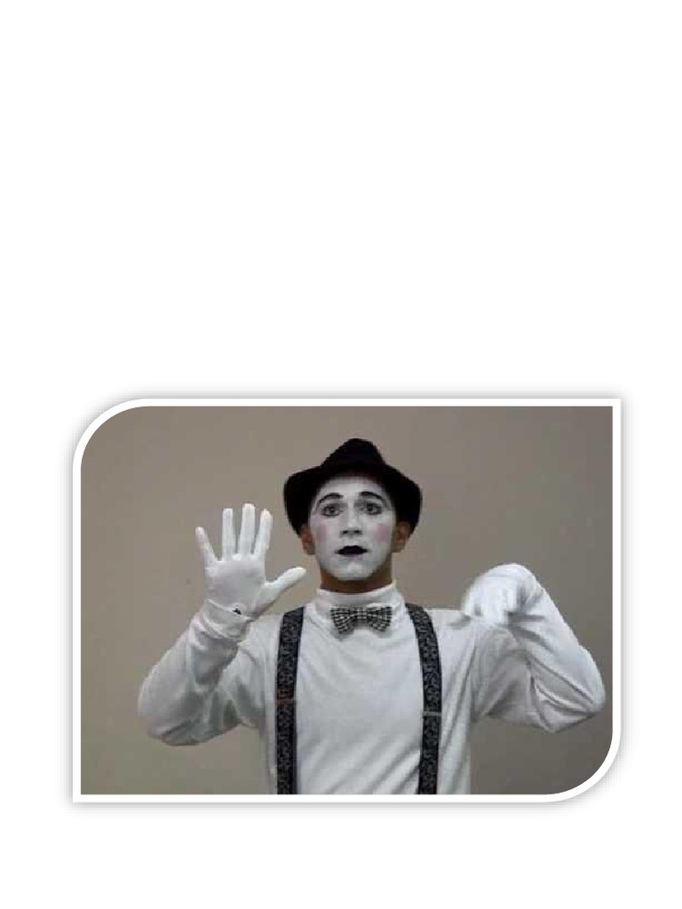 Pantomima 1 | PDF | Las artes escénicas | Entretenimiento