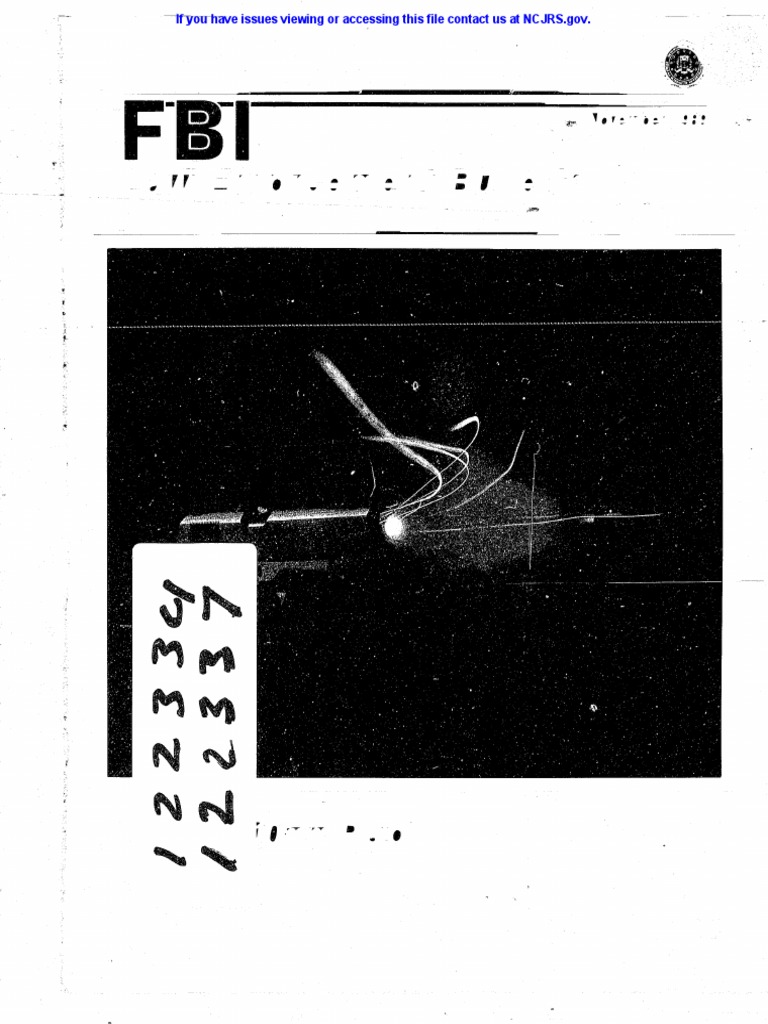 NCJRS - FBI Ballistic Test 1989 | PDF | Cartridge (Firearms) | Bullet
