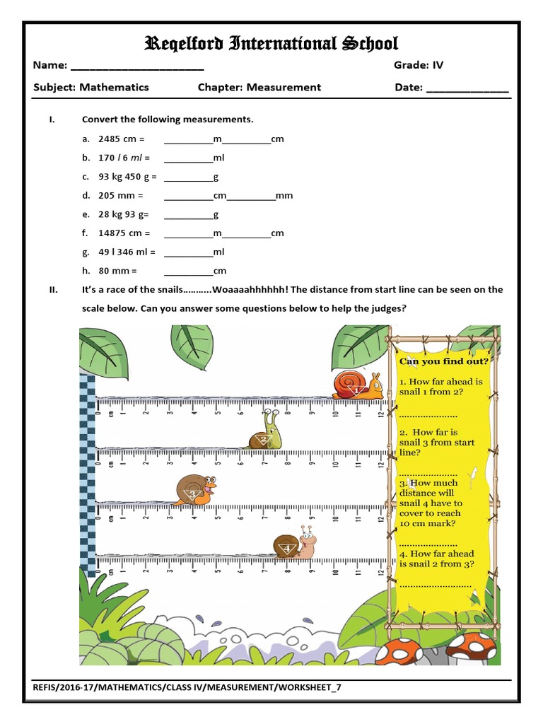 Convert Measurements & Solve Word Problems | PDF