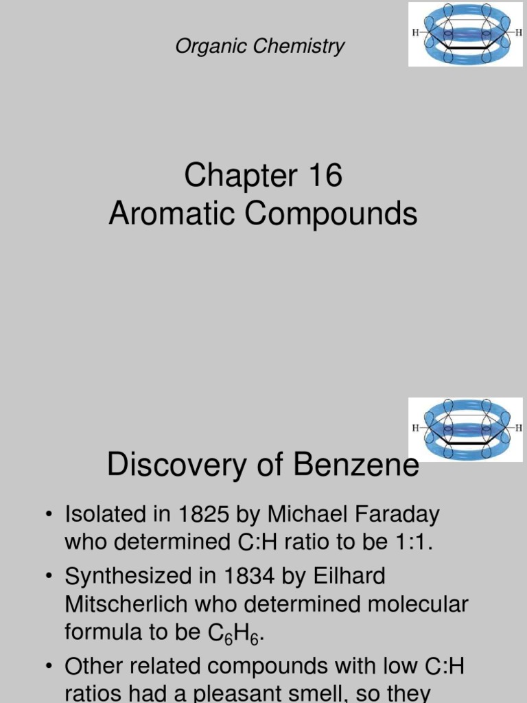 Aromatic Compounds: Organic Chemistry | PDF | Aromaticity | Molecular ...