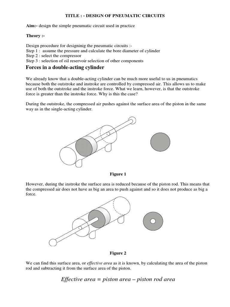Hydraulics Pneumatics Numerical | PDF | Piston | Pneumatics