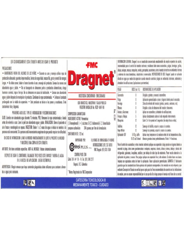 Ficha Tecnica Dragnet | PDF