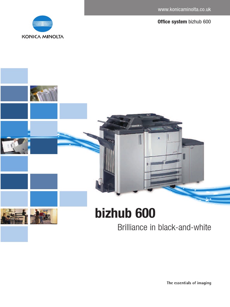 Konica Minolta Bizhub 600 Brochure | PDF | Fax | Printer (Computing)
