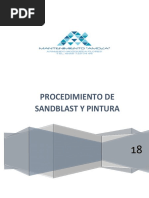 Procedimiento Tecnico de Sand Blast | PDF | Revestimiento | Abrasivo