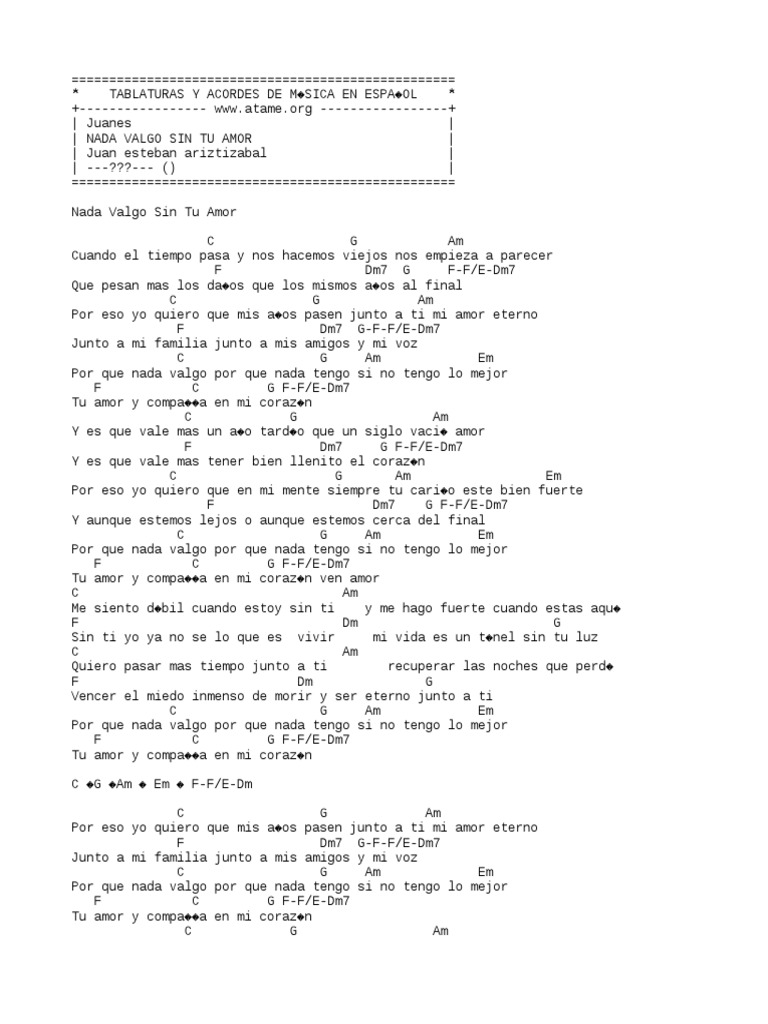 Nada Valgo Sin Tu Amor-5 | PDF