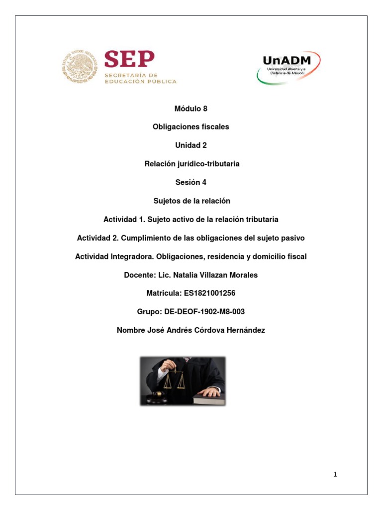 M8 U2 S4 Joch | PDF | México | Gobierno