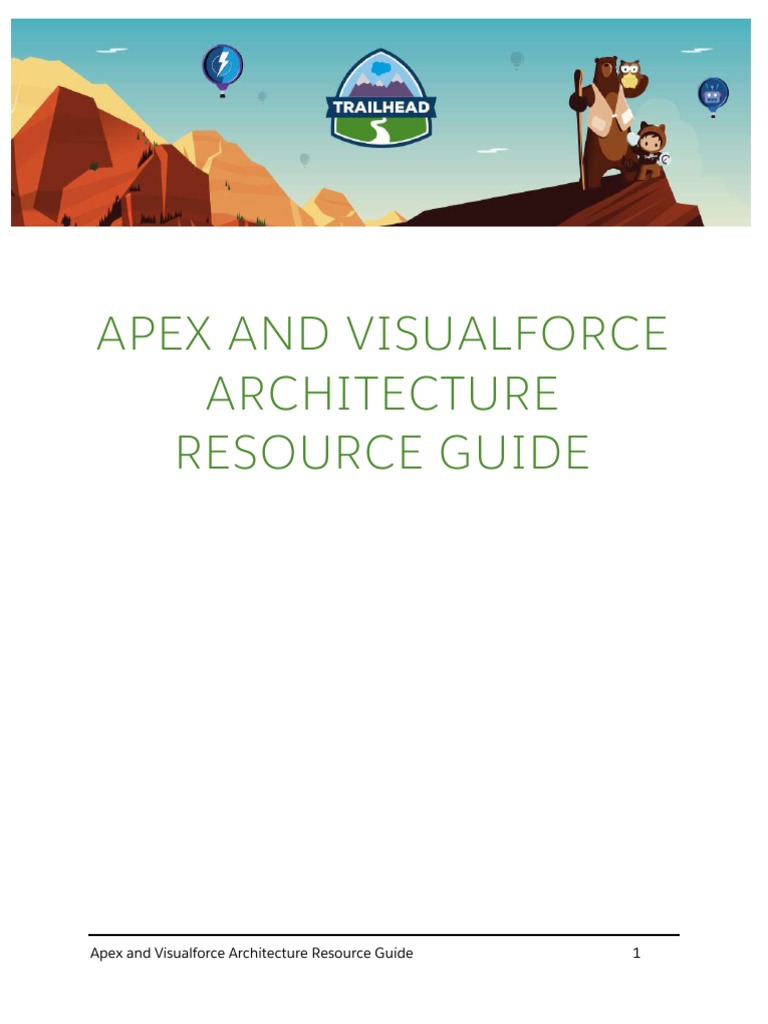 Apex and Visualforce Architecture Resource Guide 1 | PDF | Salesforce.Com | Model–View–Controller