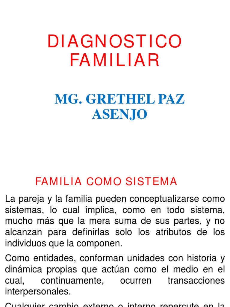 Diagnostico Familiar 1544154842 | PDF | Familia | Sistema
