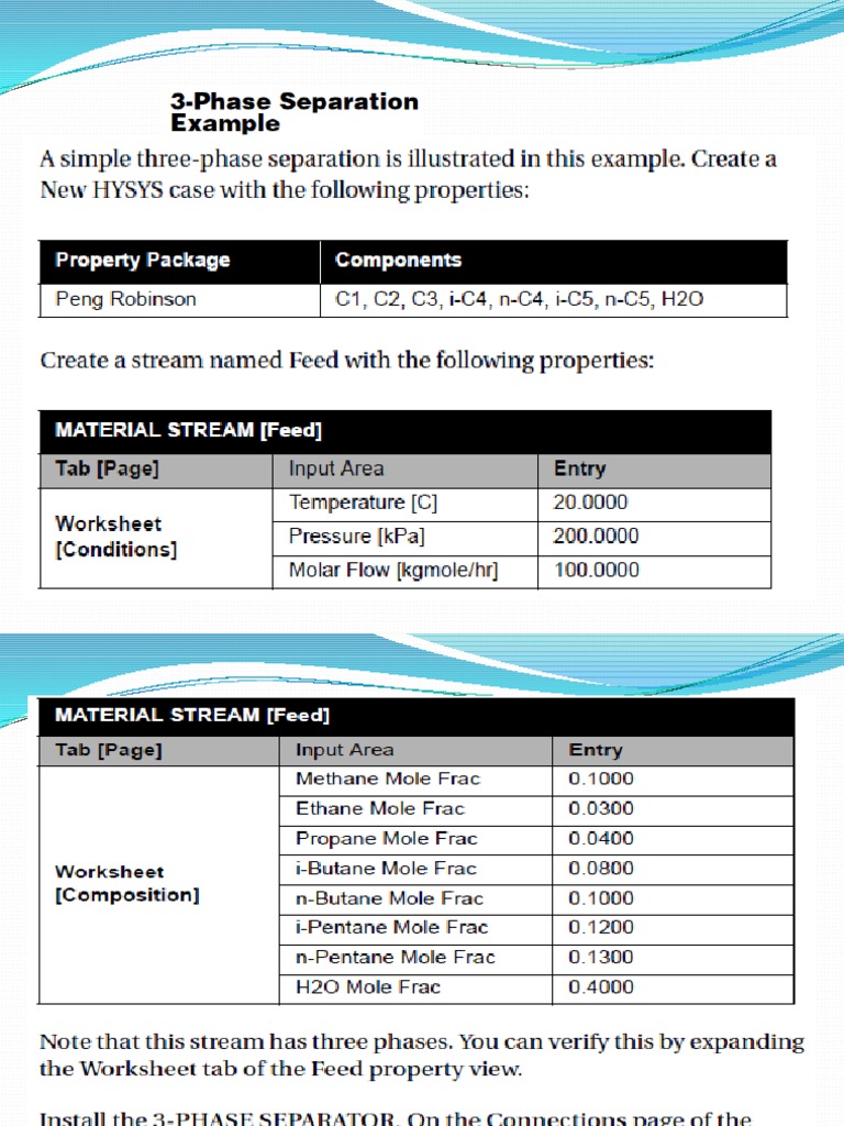 3 Phase Separator | PDF