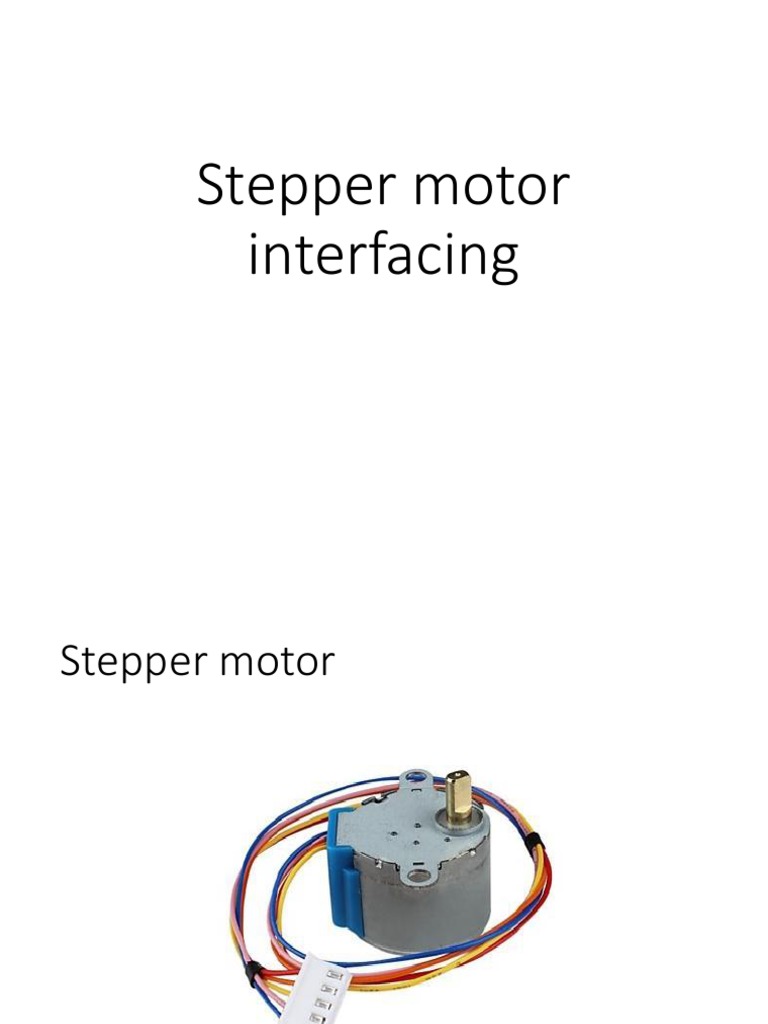Stepper Motor | PDF | Electric Motor | Electronic Engineering